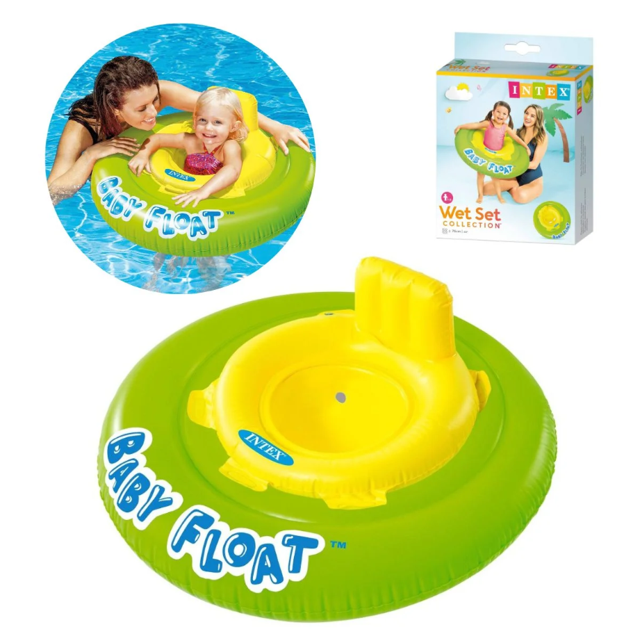 Phao bơi xỏ chân có tựa lưng chống lật baby float cho bé INTEX 56588 ...