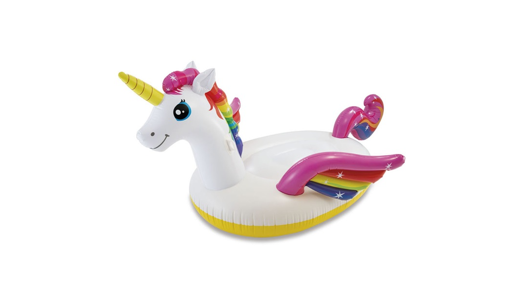Phao bơi kỳ lân Unicorn khổng lồ 226x173 cm INTEX 57561 chính hãng giá rẻ
